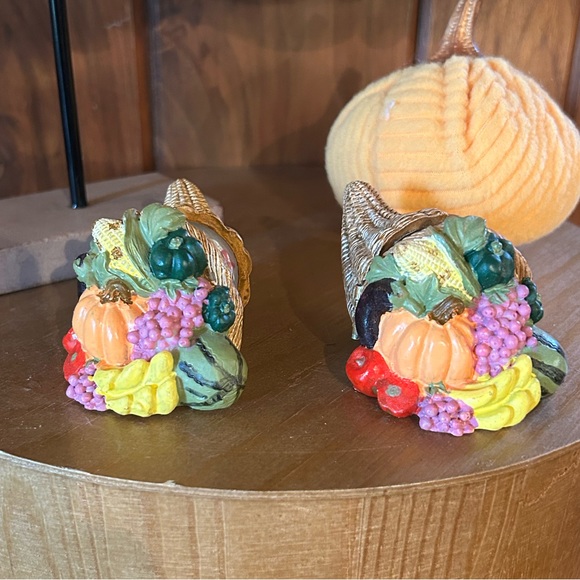 Vintage | Holiday | Vintage Porcelain Cornucopia Thanksgiving Decor ...